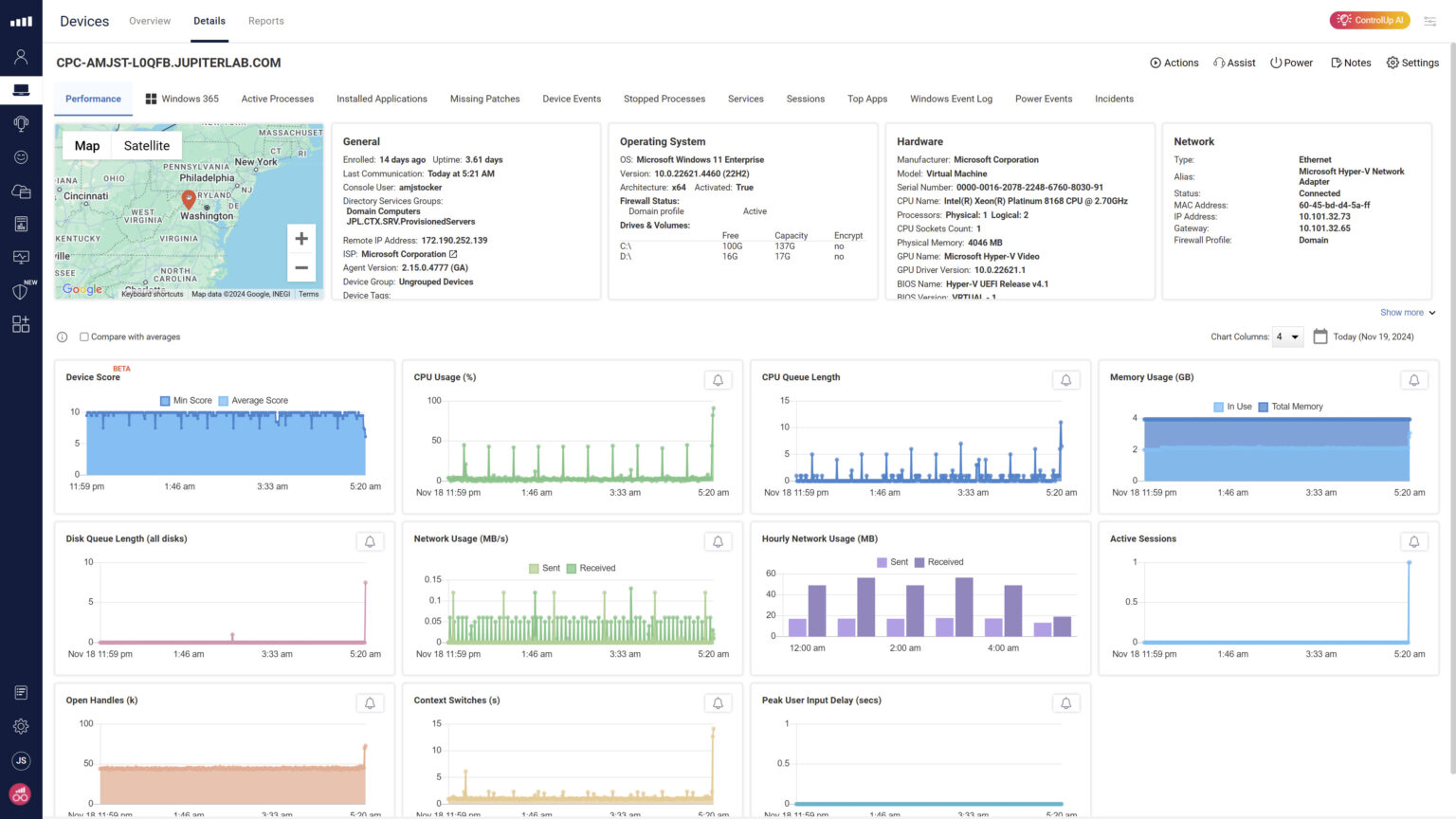 ControlUp DEX Support for Microsoft Windows 365 - ControlUp