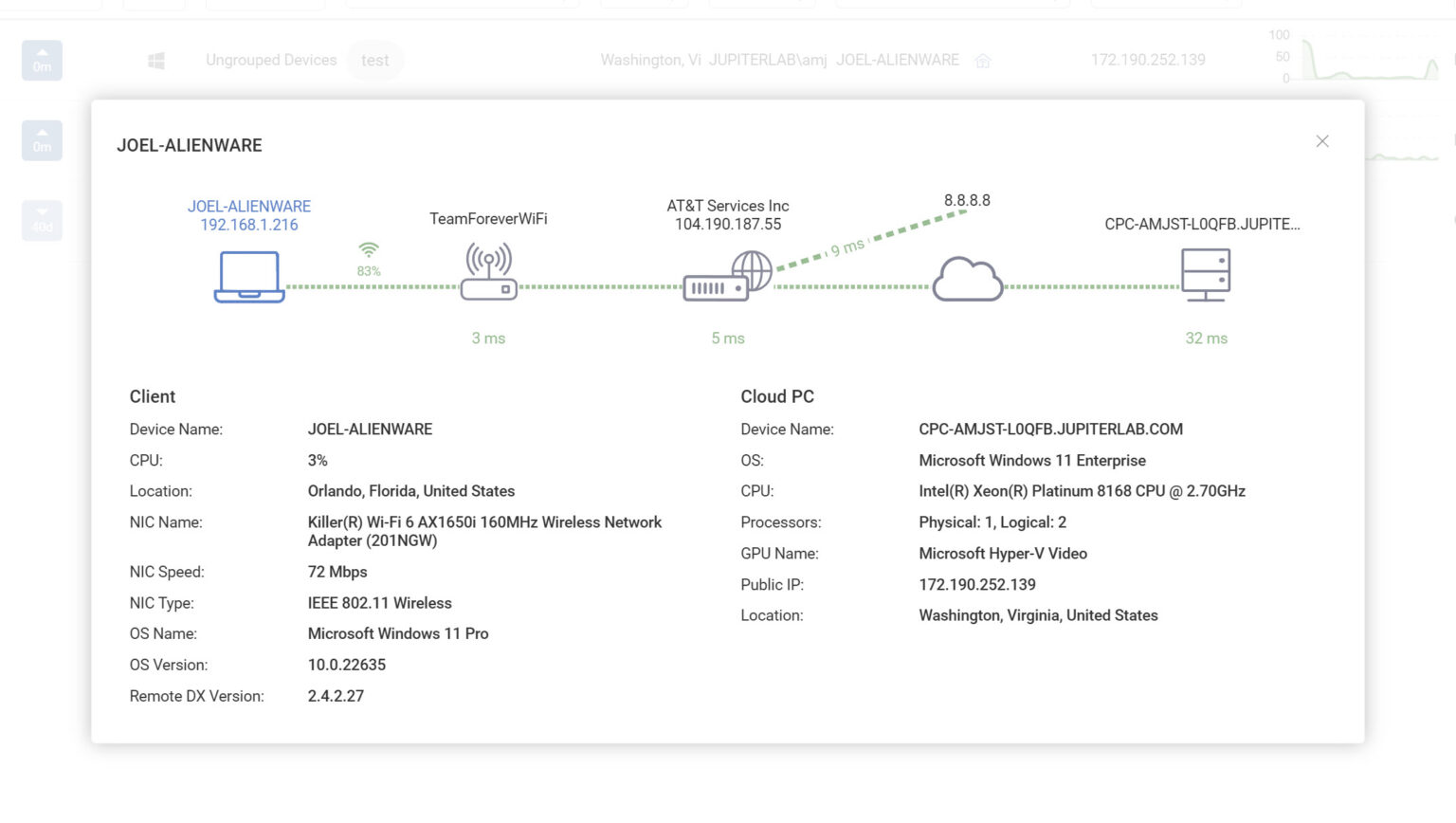 ControlUp DEX Support for Microsoft Windows 365 - ControlUp