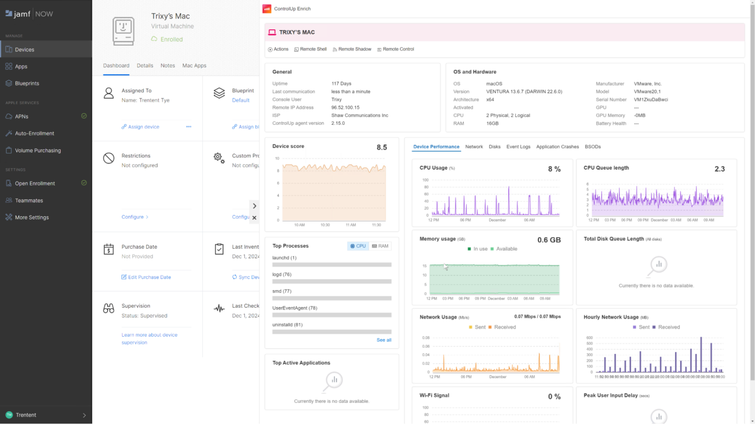 Integrate ControlUp's DEX capabilities into any SaaS app with Enrich - ControlUp