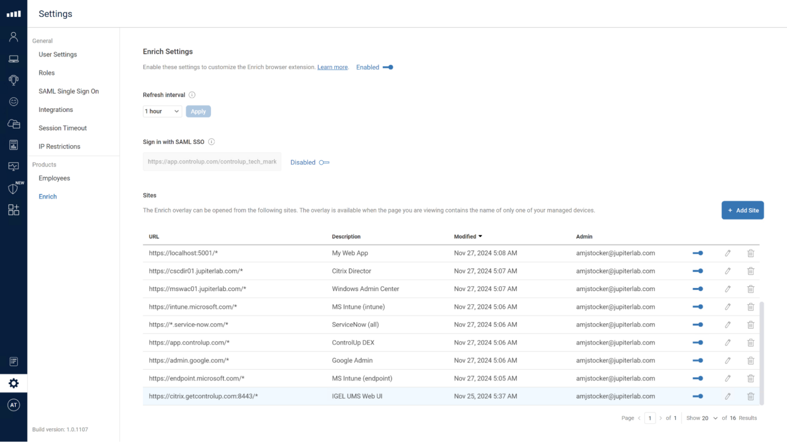 Integrate ControlUp's DEX capabilities into any SaaS app with Enrich - ControlUp