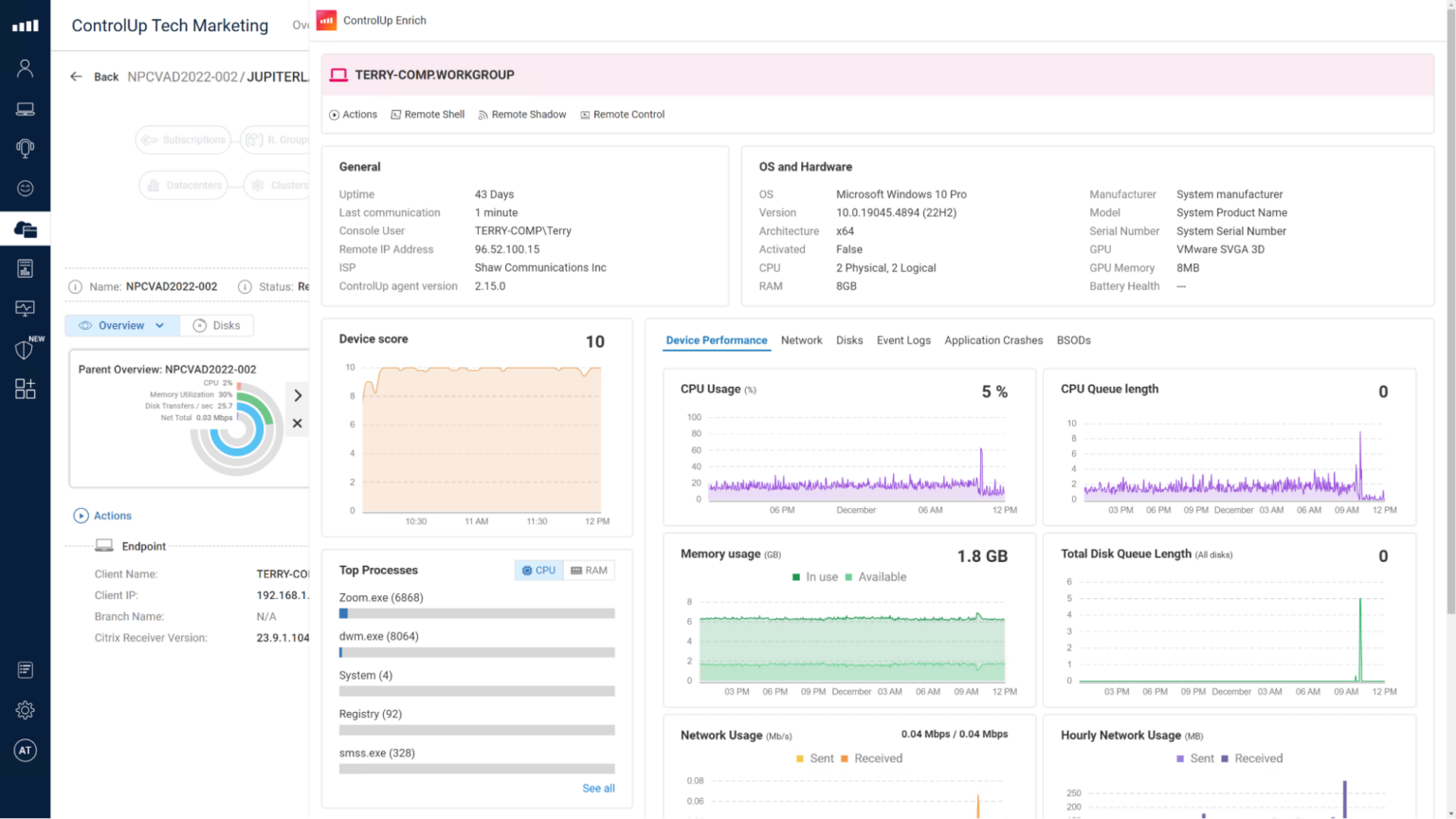Integrate ControlUp's DEX capabilities into any SaaS app with Enrich ...